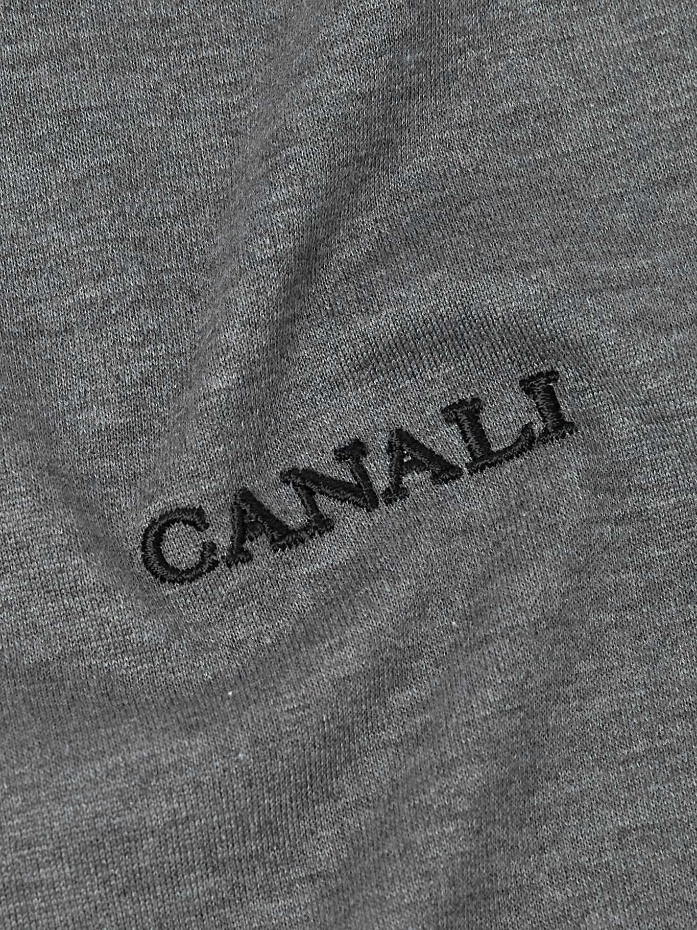 CANALI Logo-Embroidered Printed Cotton and Silk-Blend Jersey T-Shirt ...