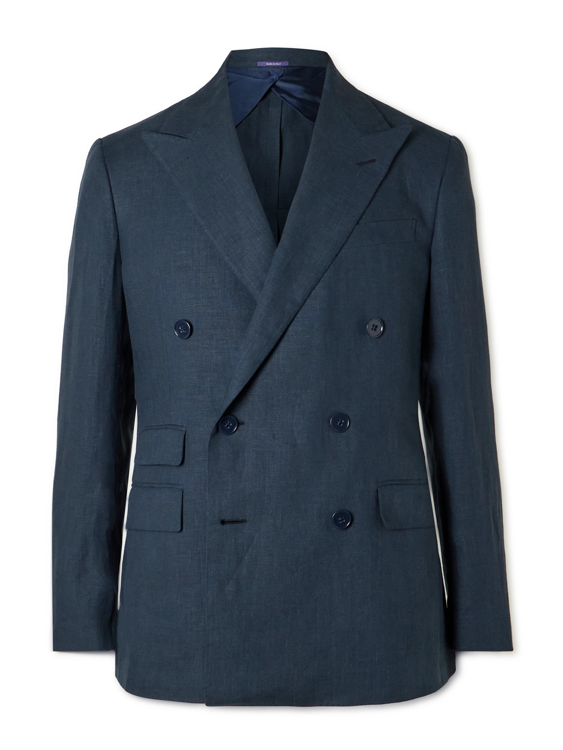 Ralph Lauren Purple label Kent Slim-Fit Double-Breasted Linen Suit ...