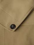 LORO PIANA Barth Caban Felt and Leather-Trimmed Cotton-Gabardine Jacket ...