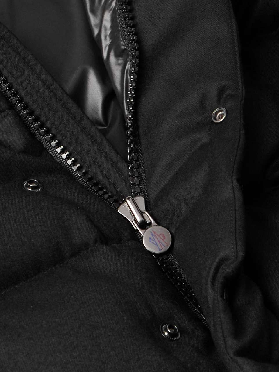 MONCLER Logo-Appliquéd Quilted Wool-Flannel Hooded Down Jacket for Men ...