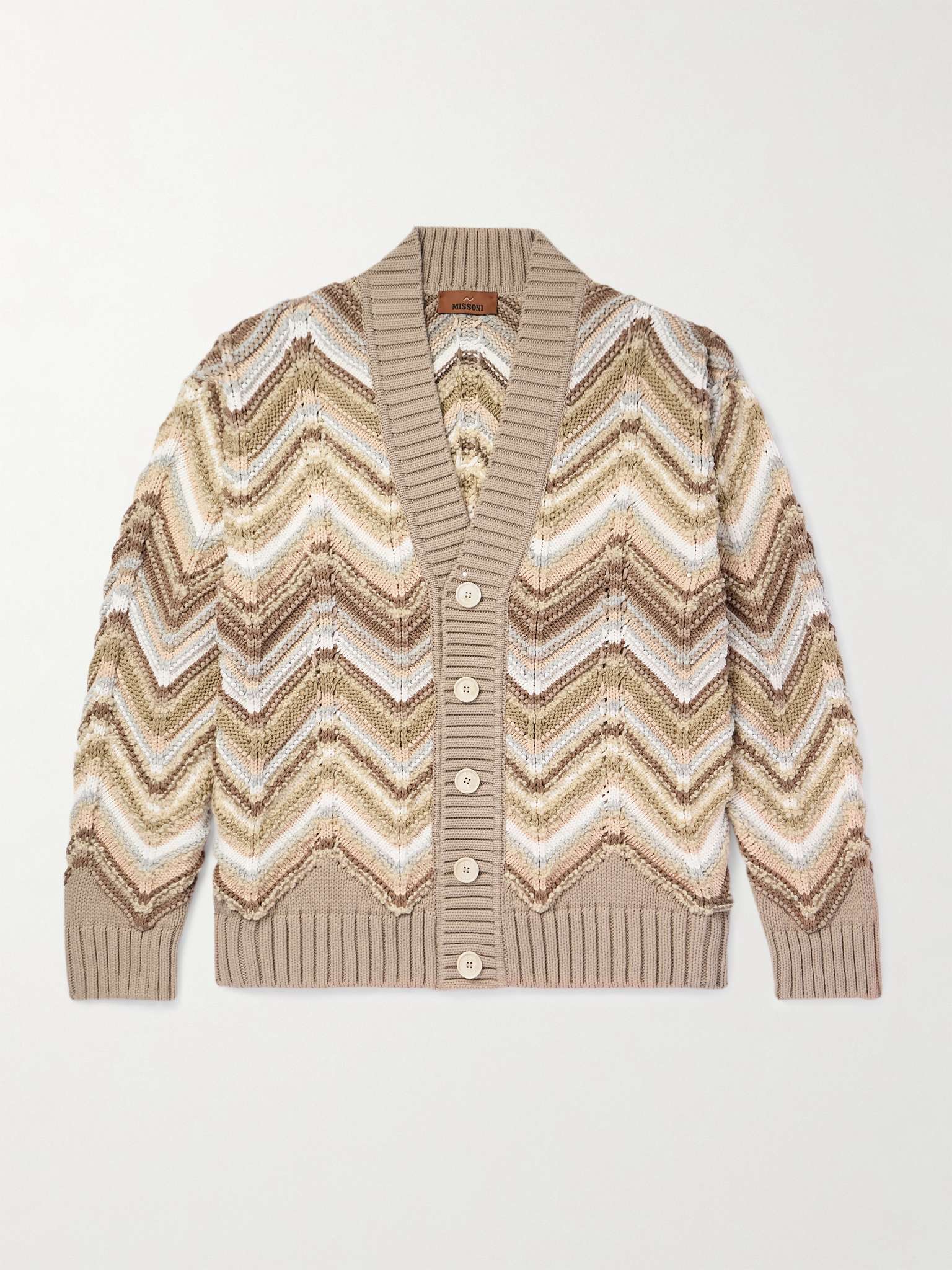 MISSONI Striped Jacquard-Knit Cardigan for Men | MR PORTER