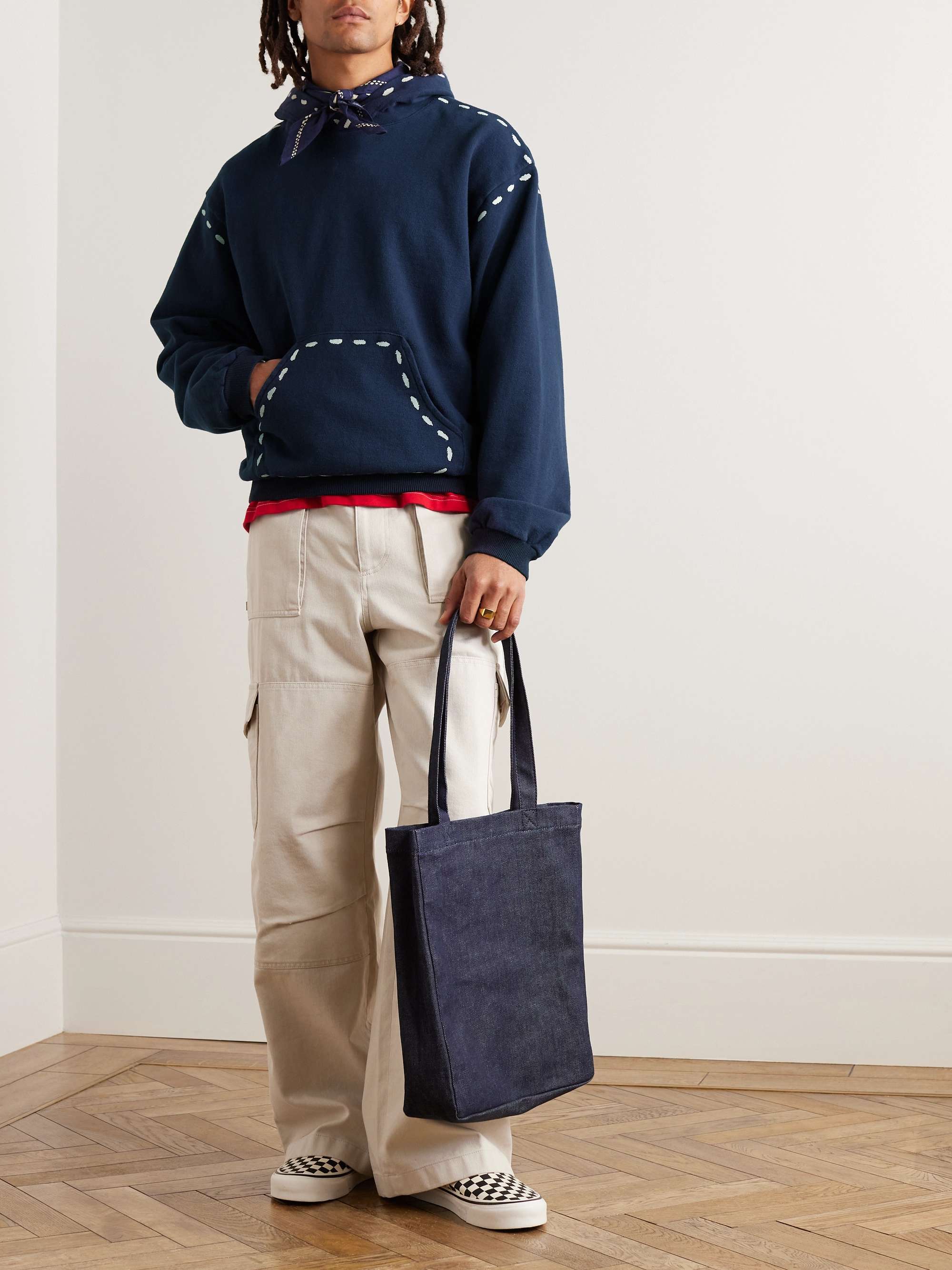 MONCLER GENIUS 2 Moncler 1952 Logo-Appliquéd Cotton-Jersey MONCLER GENIUS 2 Moncler 1952 Logo-Appliquéd Cotton-Jersey