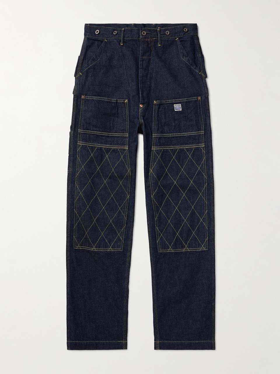 KAPITAL Lumber Straight-Leg Panelled Jeans for Men | MR PORTER