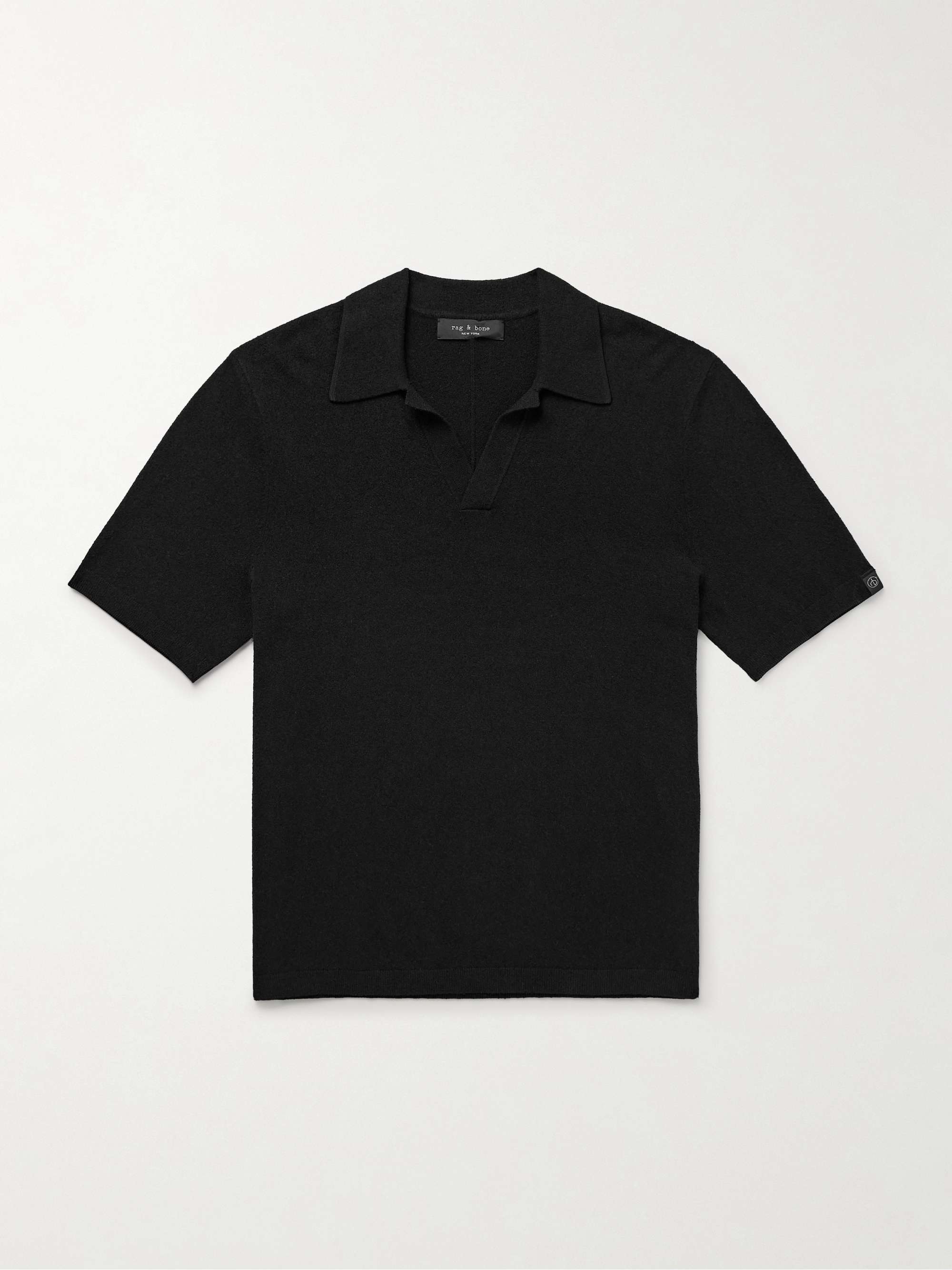 RAG & BONE Johnny Cotton-Blend Terry Polo Shirt for Men | MR PORTER