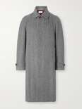 BRUNELLO CUCINELLI Herringbone Wool, Silk and Cashmere-Blend Coat for Men | MR PORTER