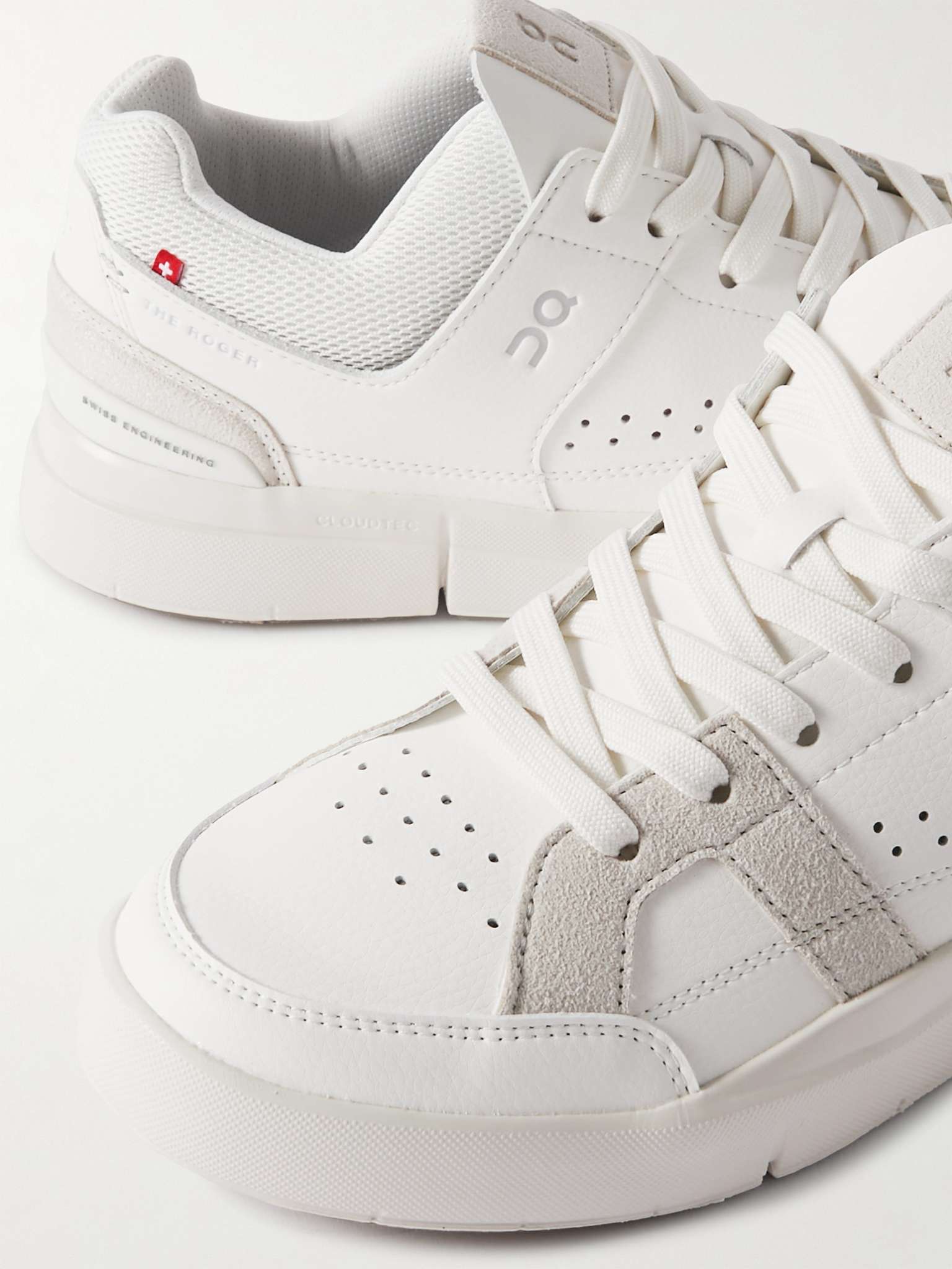 ON + Roger Federer The Roger Clubhouse Faux Leather, Mesh and Faux ...