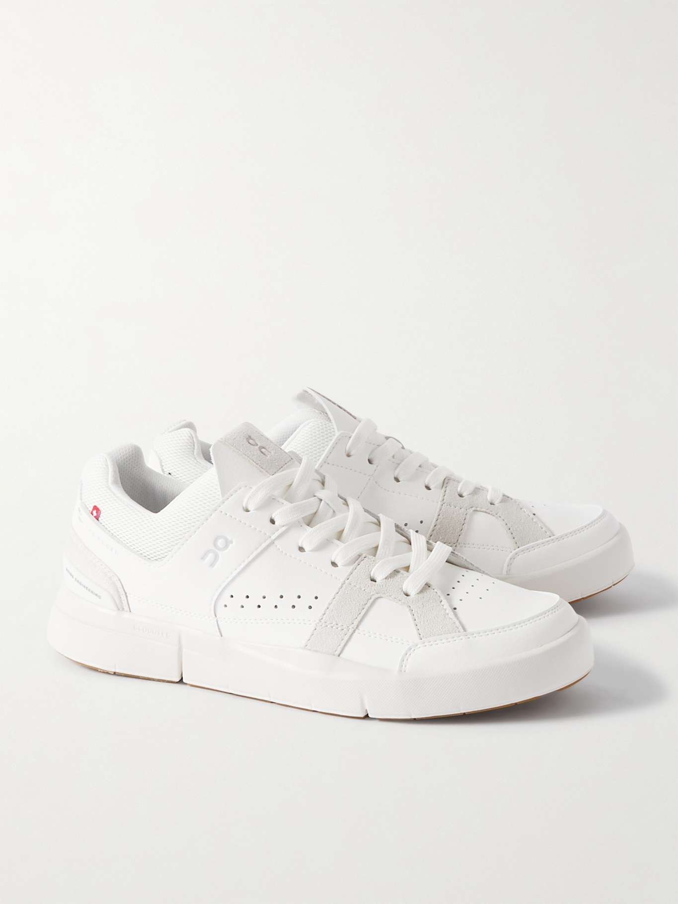 ON + Roger Federer The Roger Clubhouse Faux Leather, Mesh and Faux ...