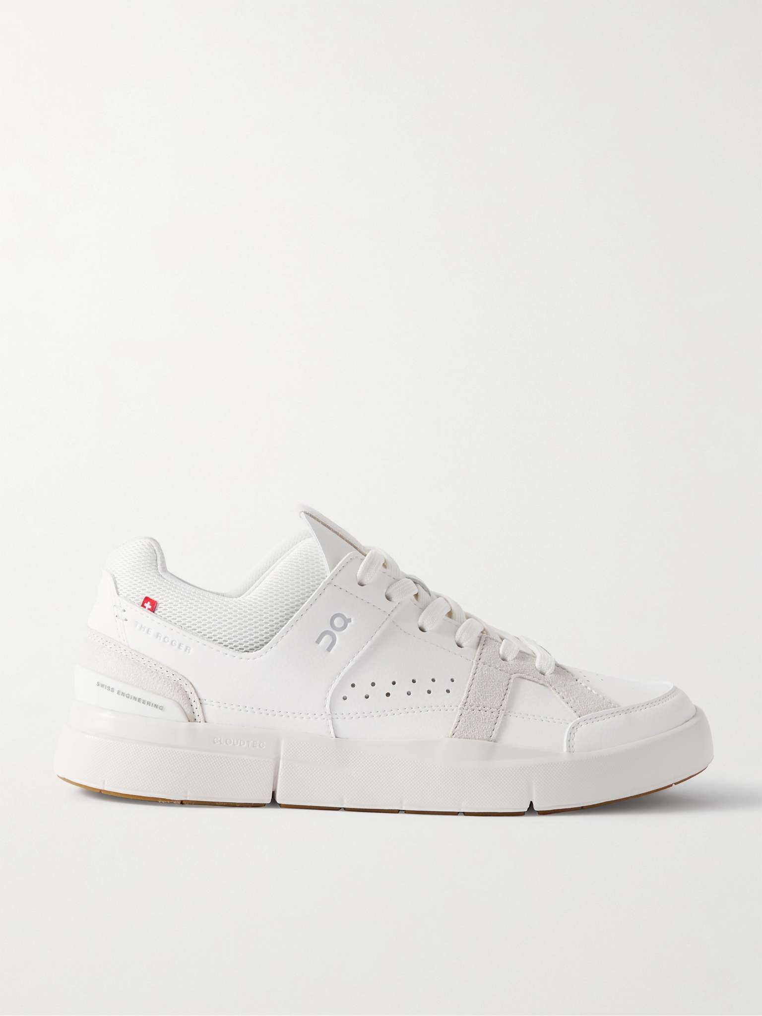 ON + Roger Federer The Roger Clubhouse Faux Leather, Mesh and Faux ...