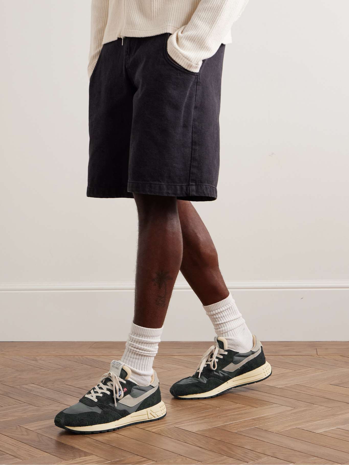 AUTRY Reelwind Low Suede and Shell Sneakers for Men | MR PORTER