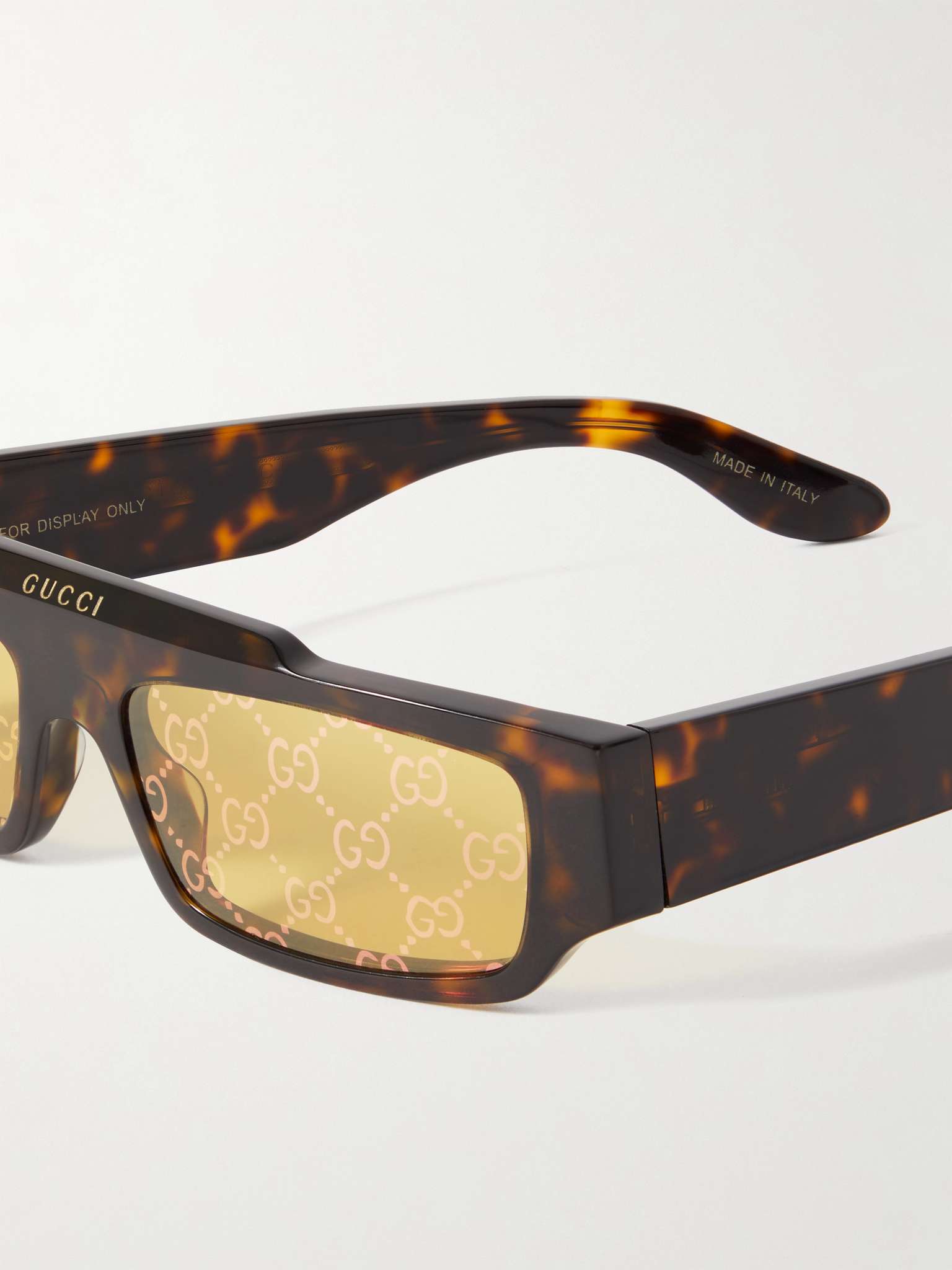 Tortoiseshell Rectangular-Frame Tortoiseshell Acetate Sunglasses | GUCCI EYEWEAR | MR PORTER