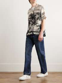 CELINE HOMME Wesley Straight-Leg Distressed Jeans for Men | MR PORTER