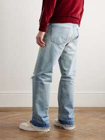 CELINE HOMME Wesley Straight-Leg Distressed Jeans for Men | MR PORTER