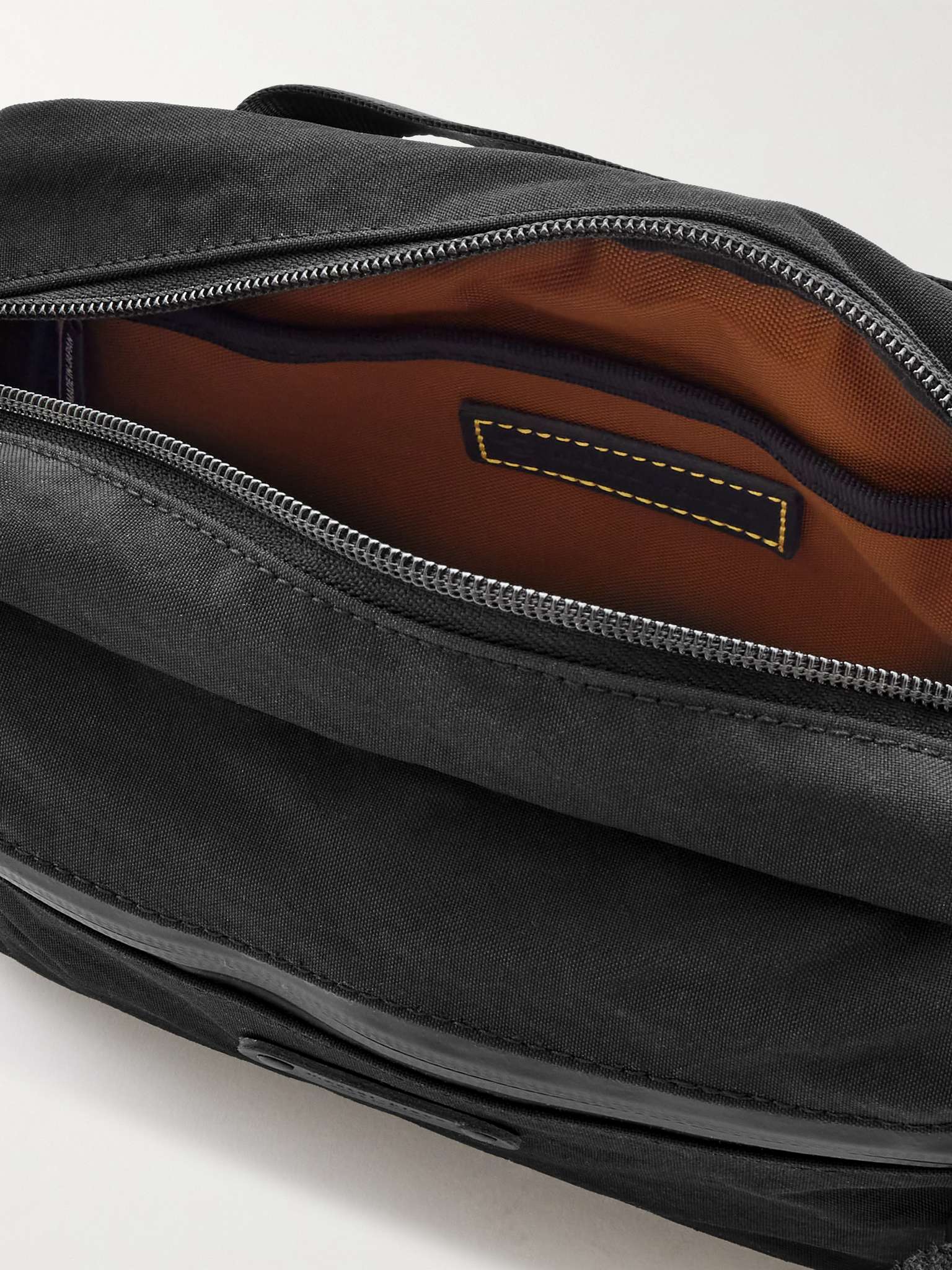 MASTER-PIECE Root S Leather-Trimmed Nylon Messenger Bag for Men | MR PORTER