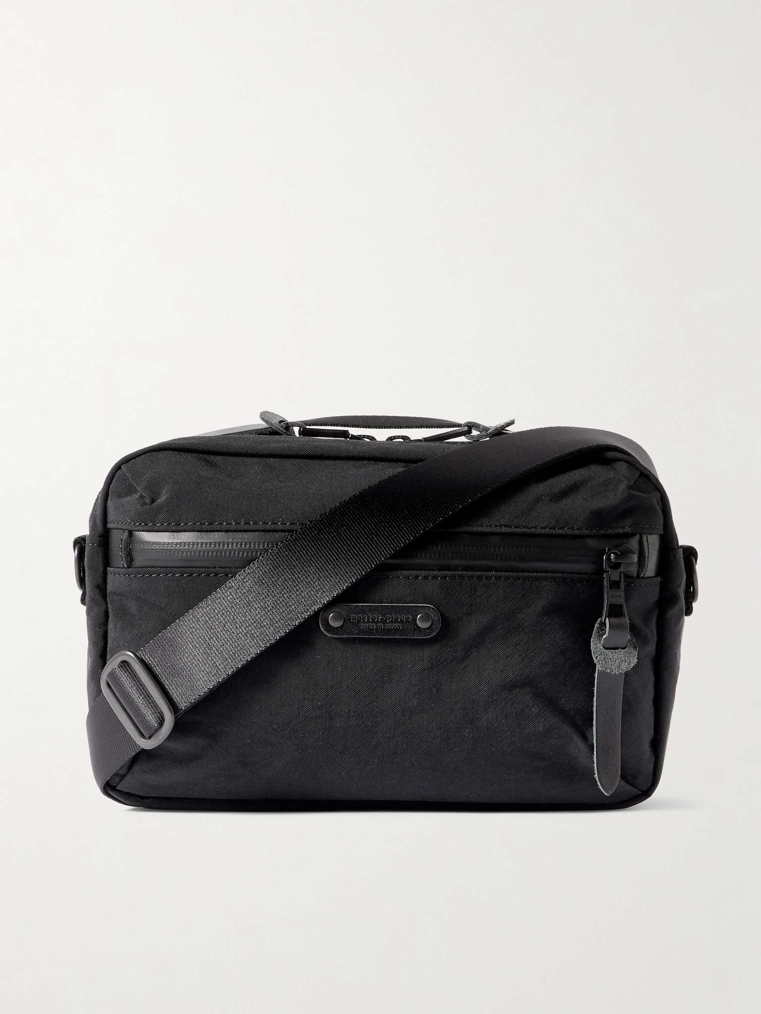 MASTER-PIECE Root S Leather-Trimmed Nylon Messenger Bag for Men | MR PORTER