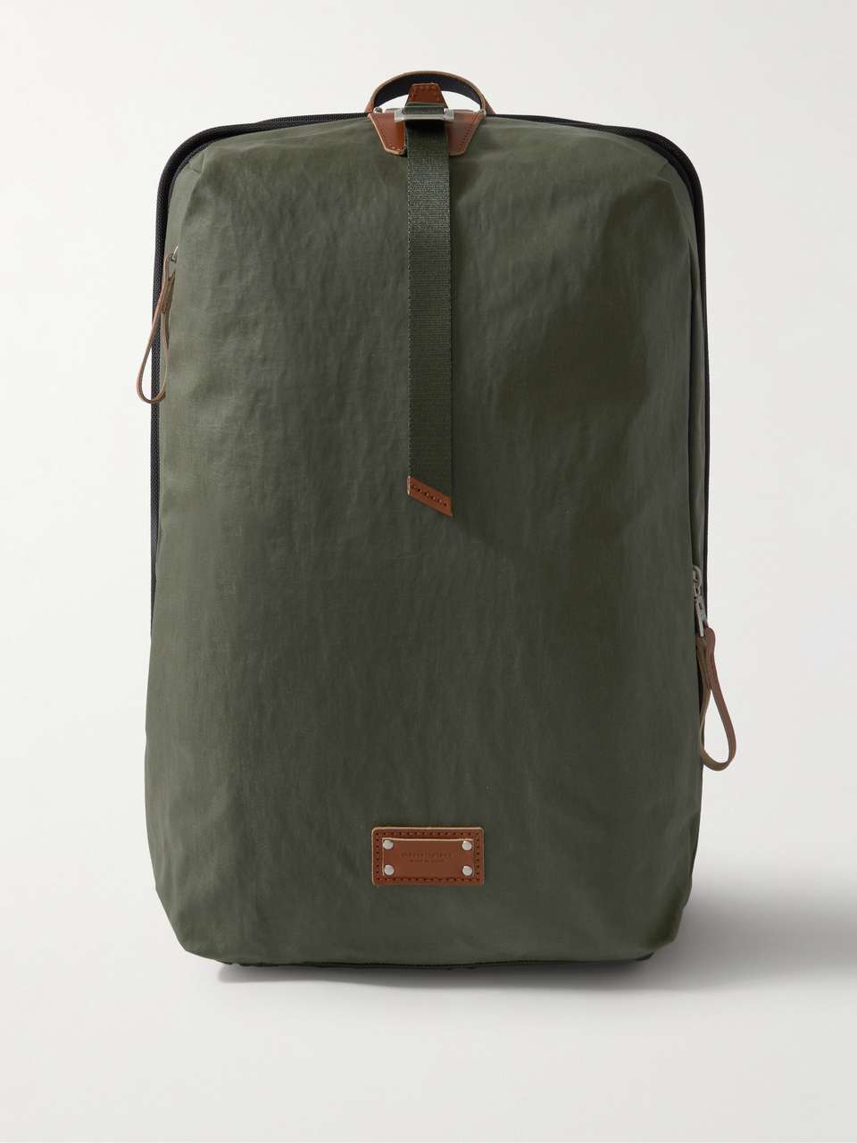 MASTER-PIECE Bump L Canvas and Leather-Trimmed CORDURA® Nylon Backpack ...