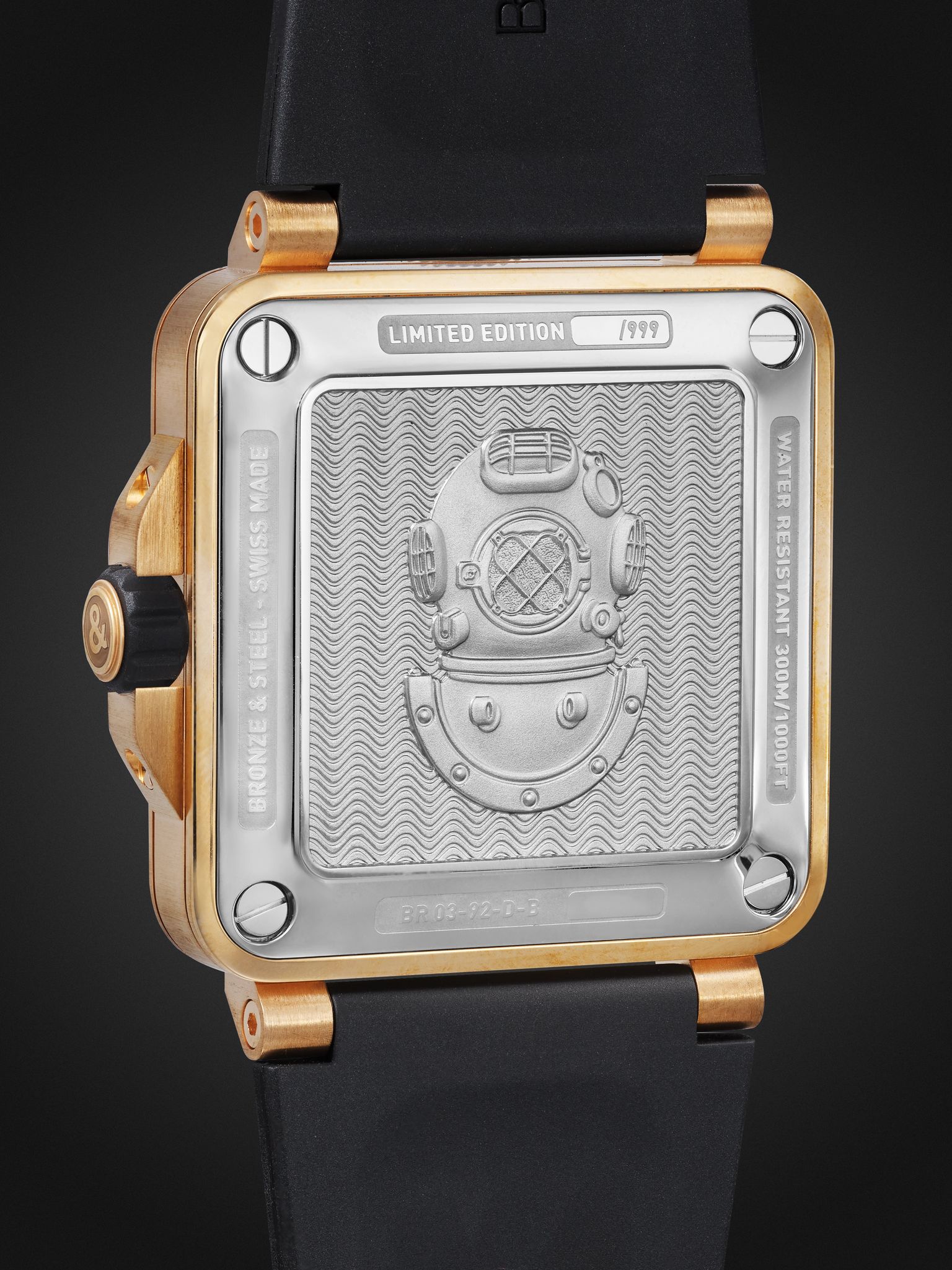BELL & ROSS BR 03-92 Diver Limited Edition Automatic 42mm Bronze and ...