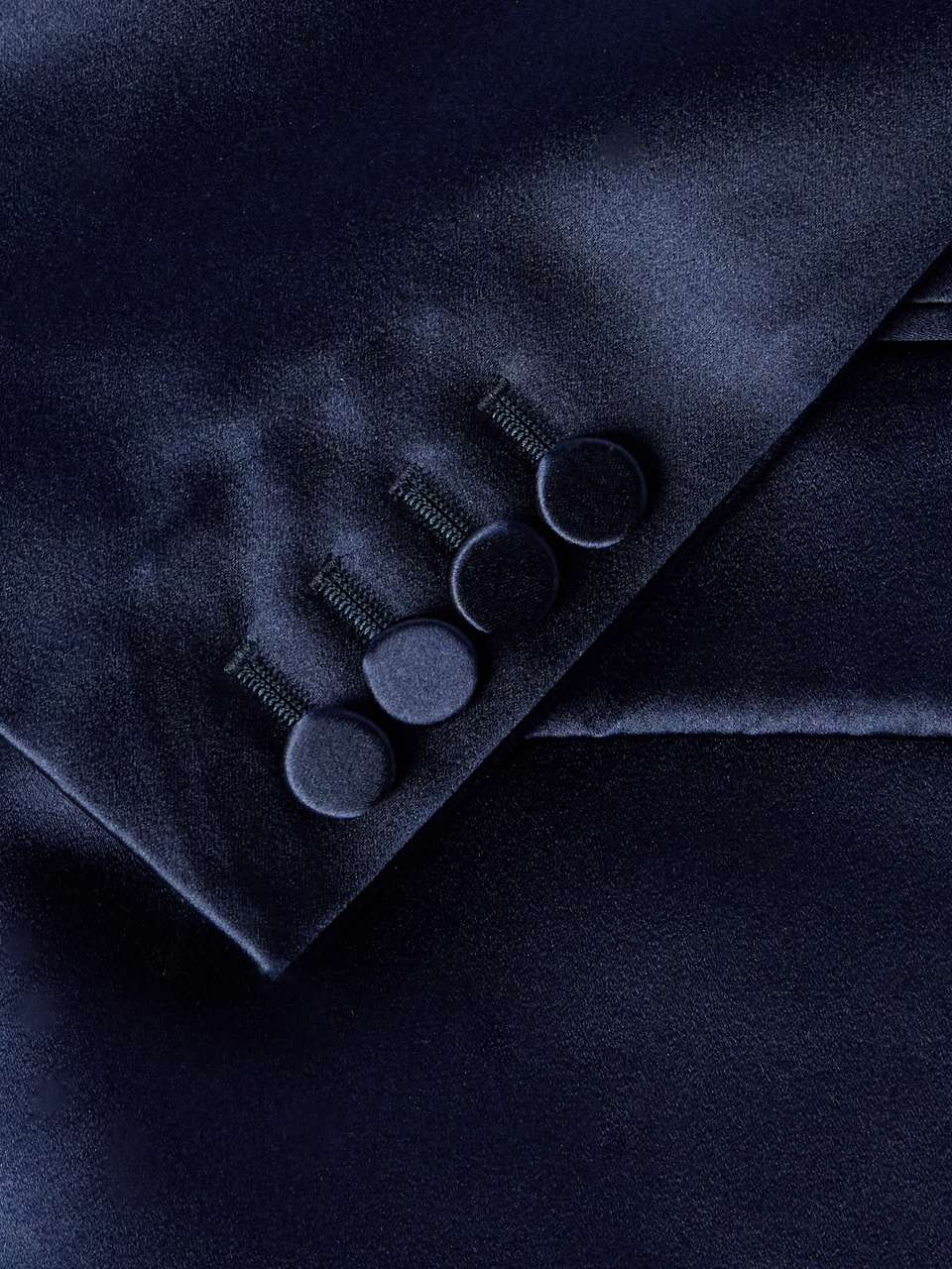 VALENTINO GARAVANI Double-Breasted Silk-Satin Suit Jacket for Men | MR ...