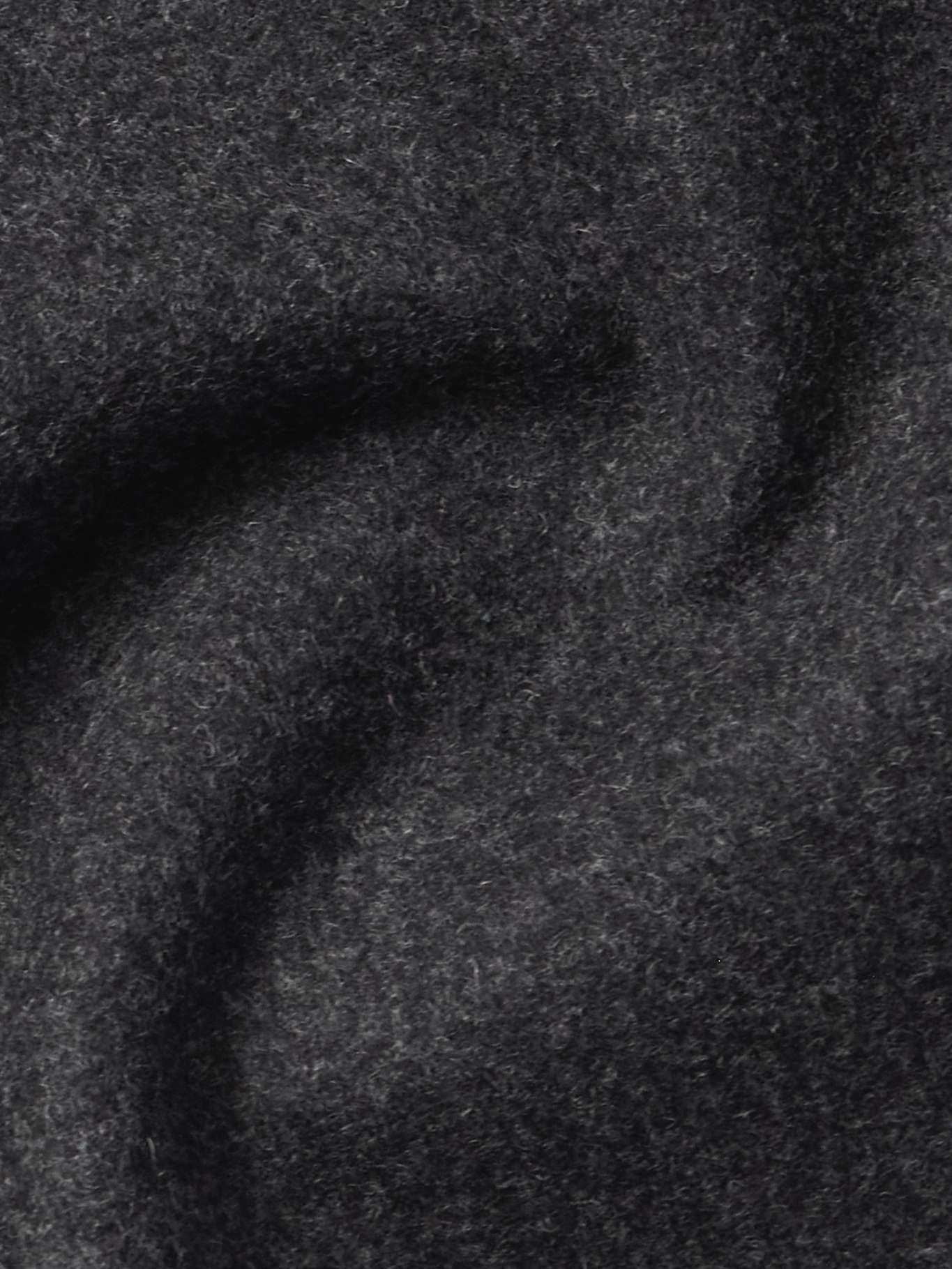 ACNE STUDIOS Orkar Logo-Appliquéd Grosgrain-Trimmed Brushed Wool-Blend ...