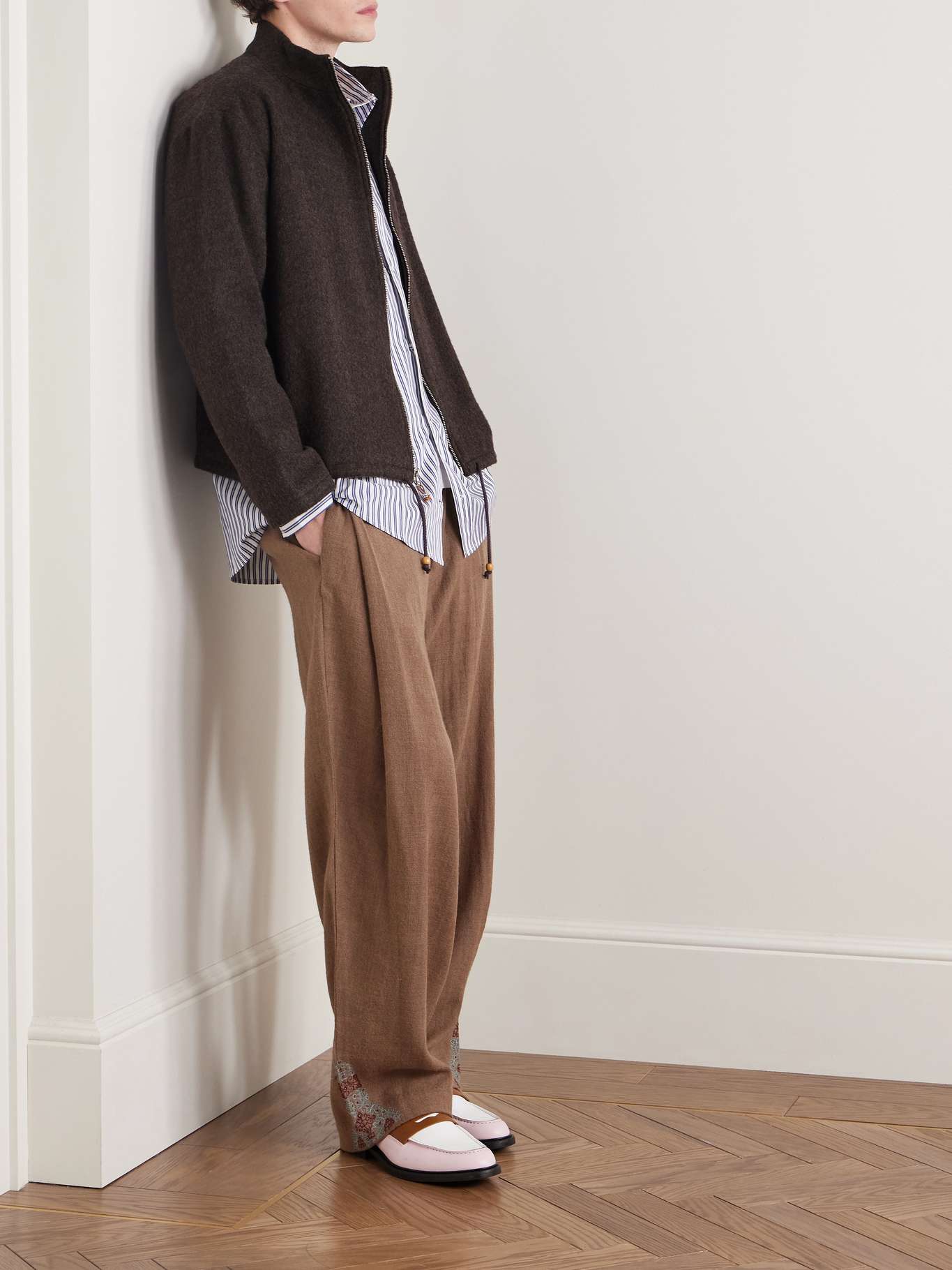 SMALL TALK Brushed-Wool Jacket for Men | MR PORTER