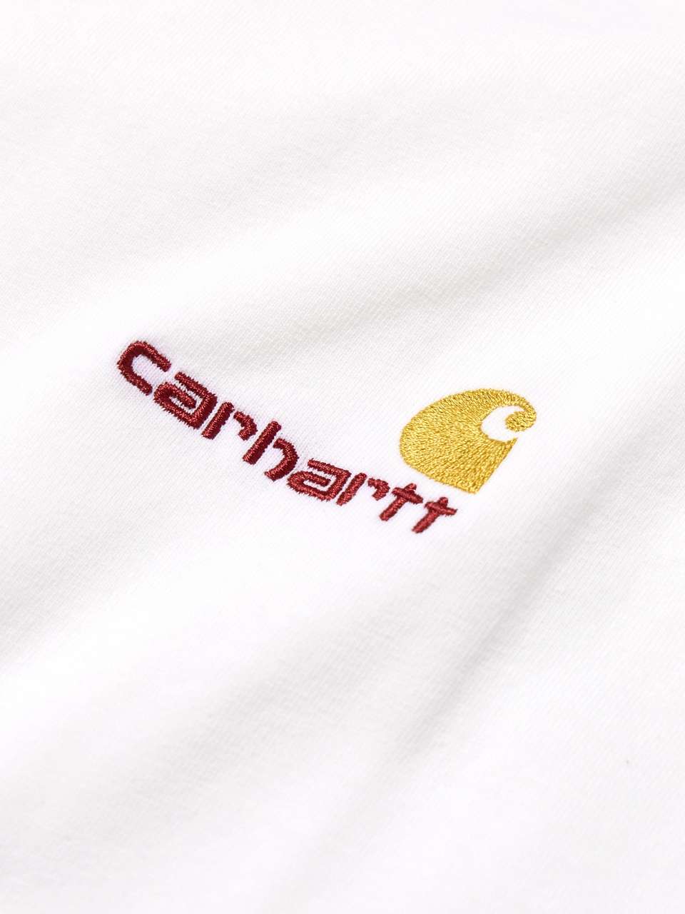 CARHARTT WIP American Script Logo-Embroidered Organic Cotton-Jersey T ...