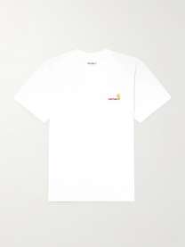 CARHARTT WIP American Script Logo-Embroidered Organic Cotton-Jersey T ...
