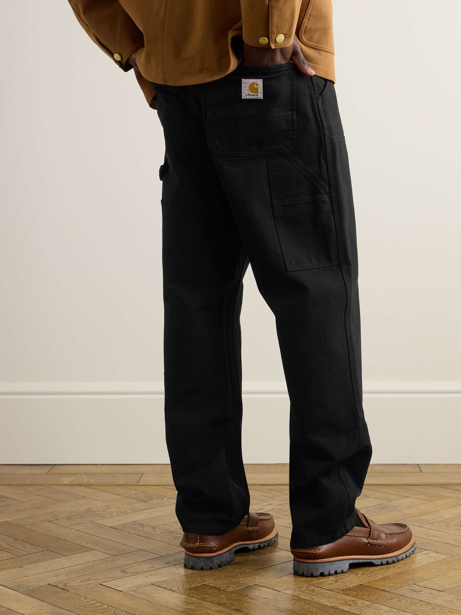 CARHARTT WIP Double Knee Straight-Leg Cotton-Canvas Carpenter Trousers ...