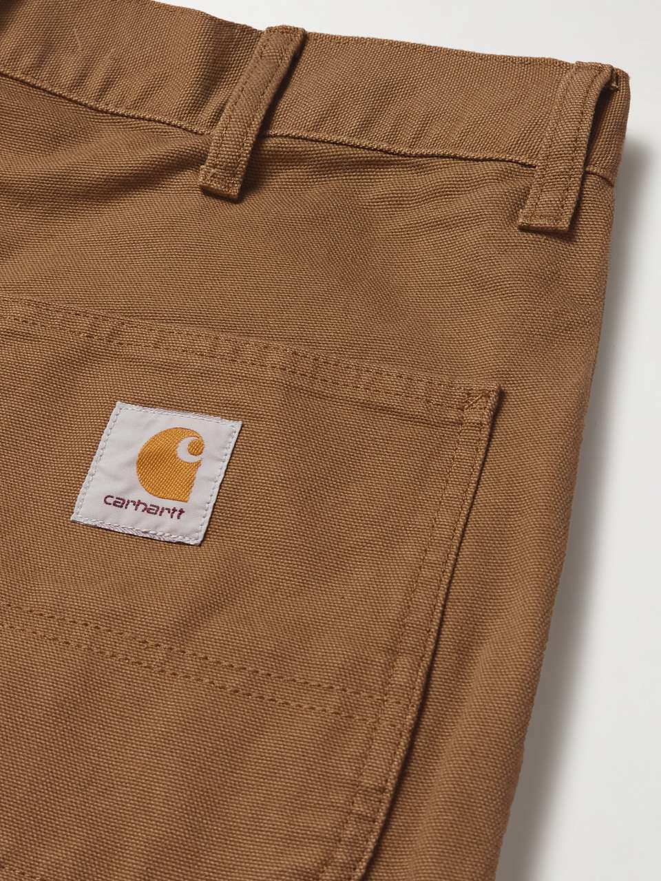 CARHARTT WIP Double Knee Straight-Leg Cotton-Canvas Carpenter Trousers ...