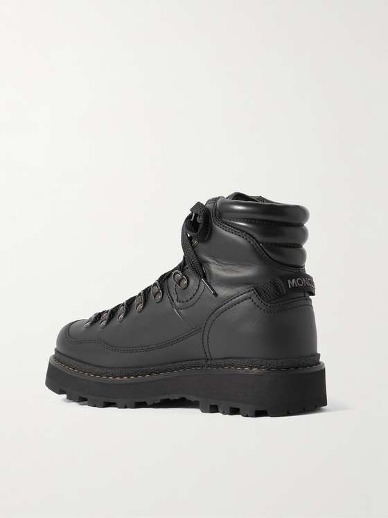 MONCLER Peka Trek Leather Hiking Boots for Men | MR PORTER
