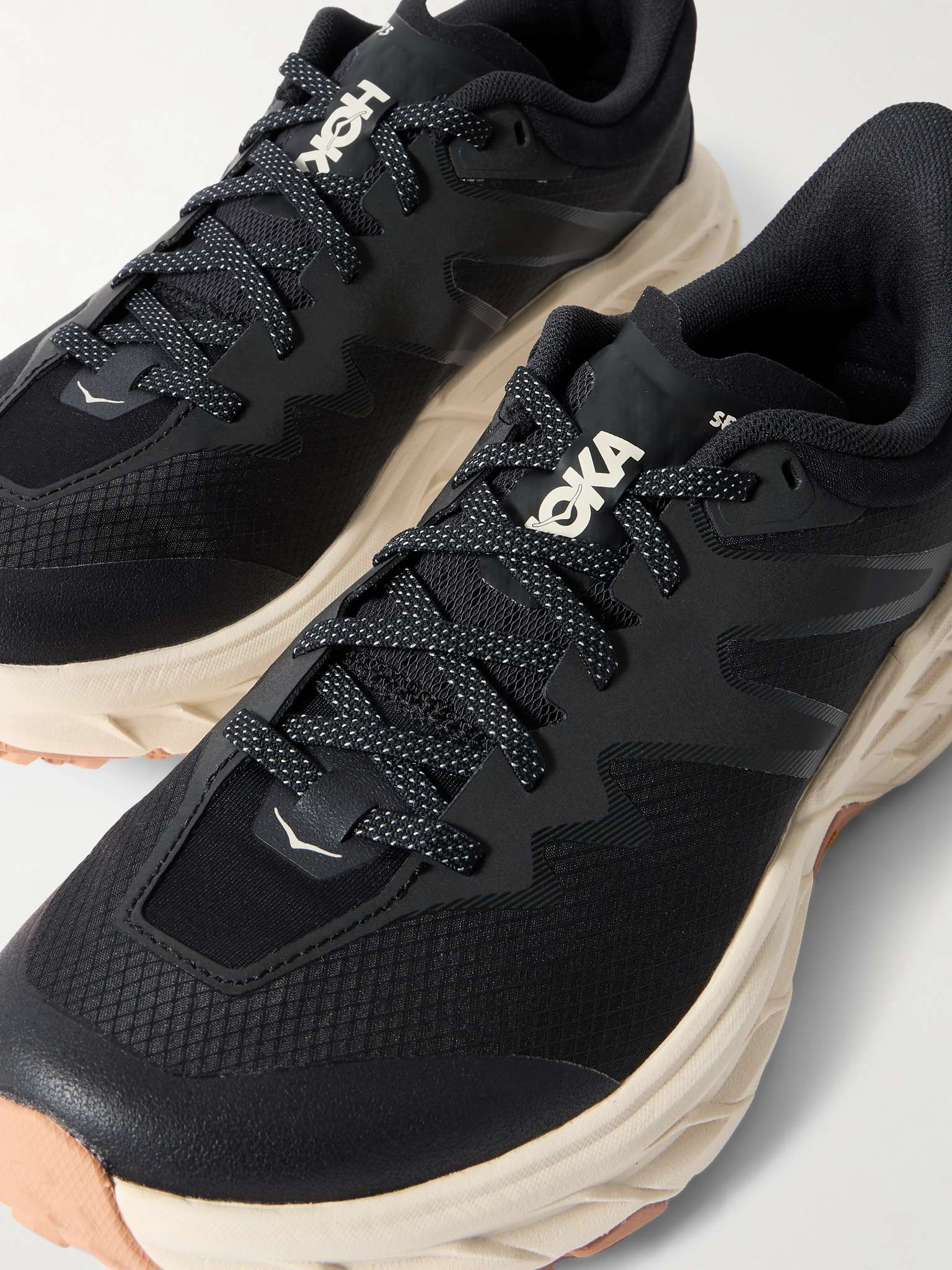 HOKA Speedgoat 5 Rubber-Trimmed GORE-TEX Mesh Running Sneakers for Men ...