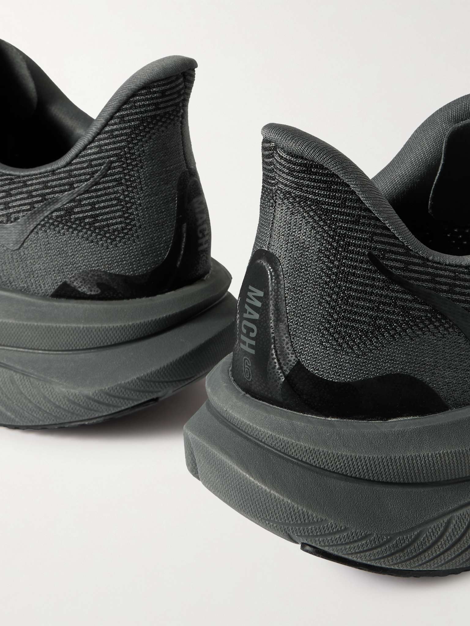 HOKA Performance Mach 6 Rubber-Trimmed Mesh Running Sneakers for Men ...