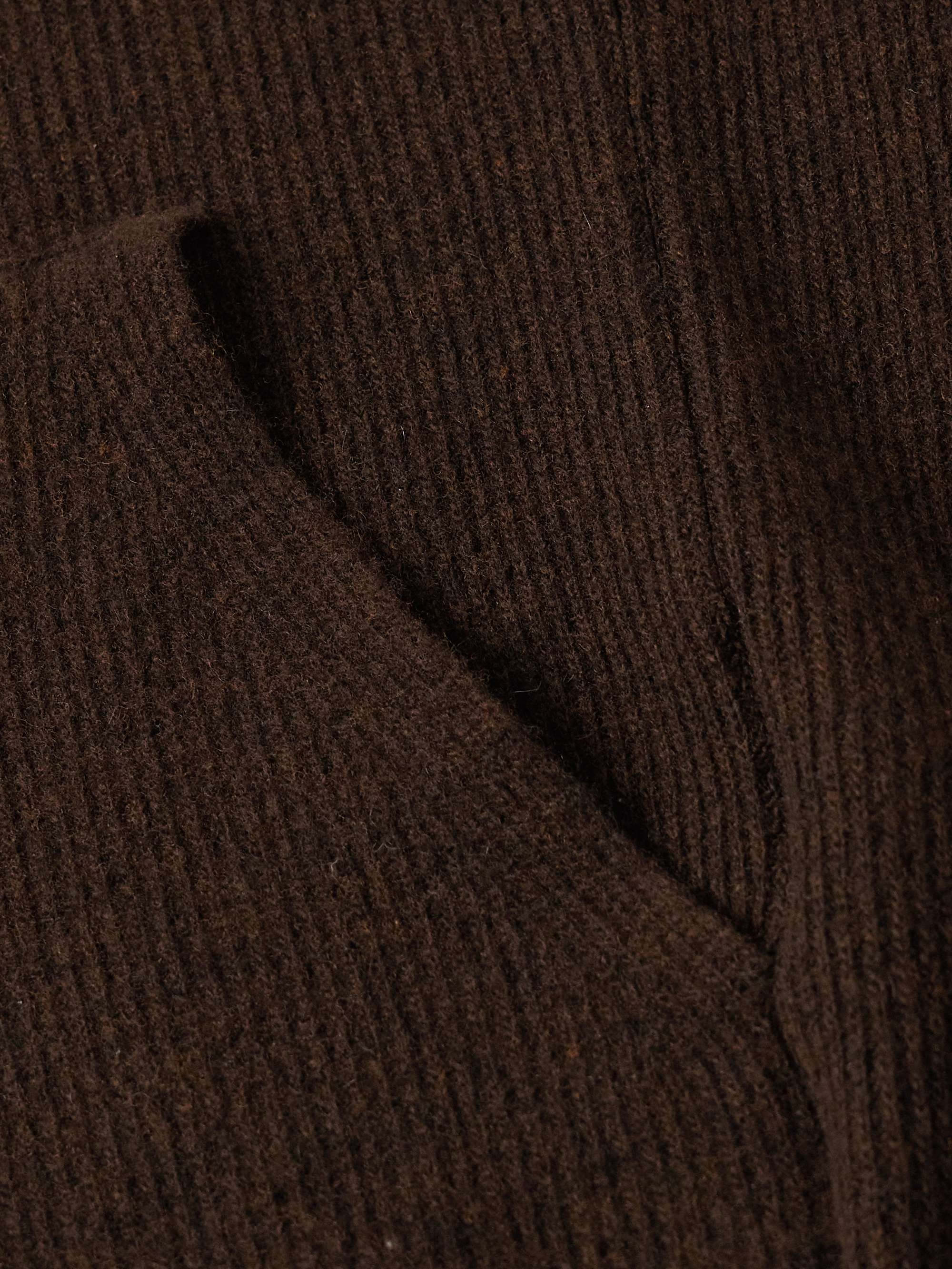 OLIVER SPENCER Caradale Ribbed Wool Cardigan for Men | MR PORTER