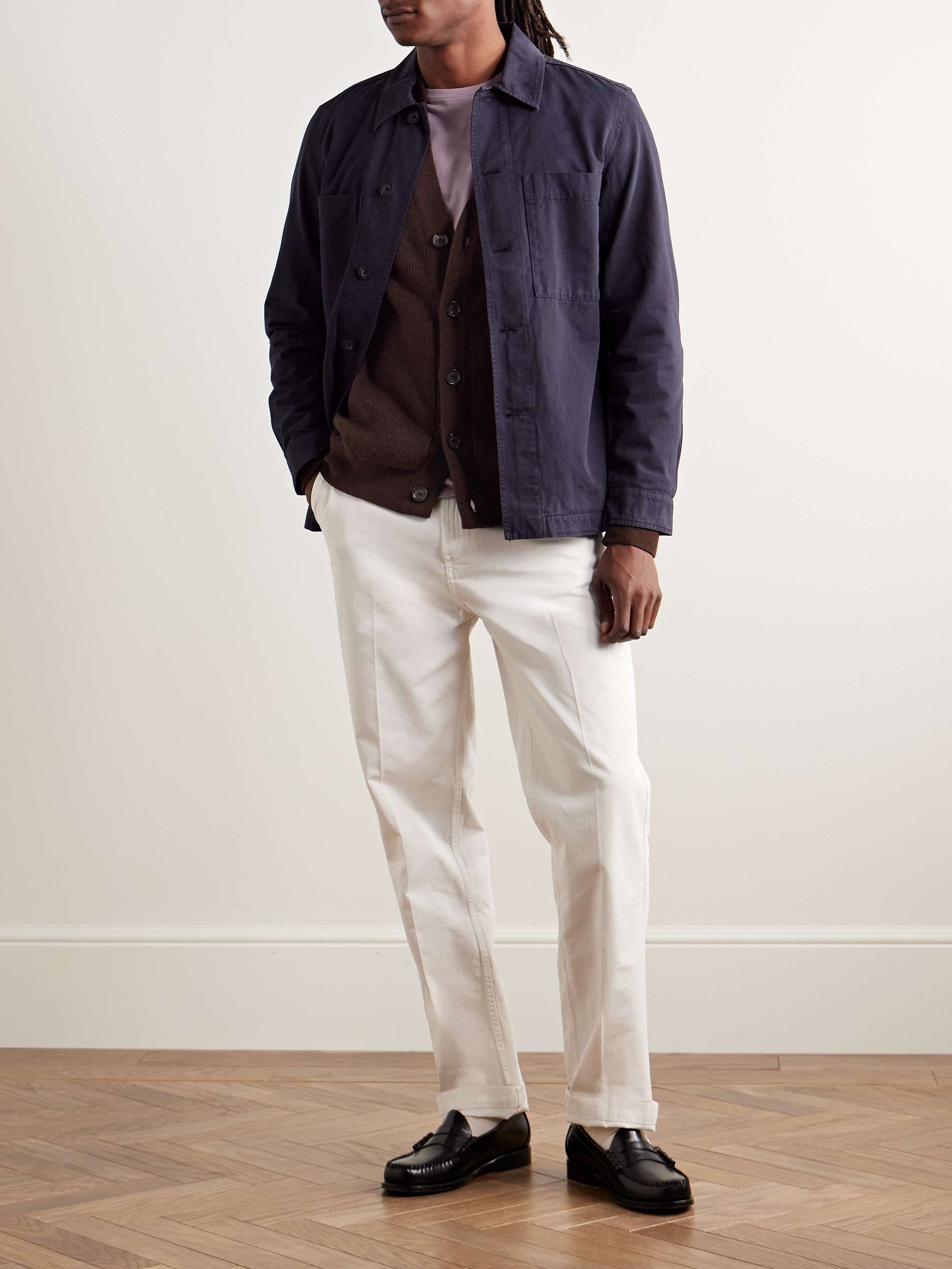 OLIVER SPENCER Caradale Ribbed Wool Cardigan for Men | MR PORTER