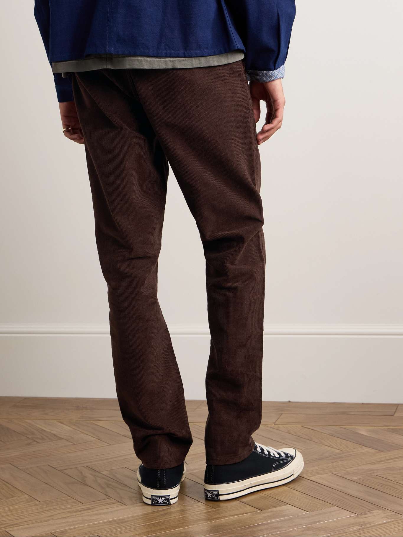 NUDIE JEANS Easy Alvin Slim-Fit Cotton-Corduroy Trousers for Men | MR ...