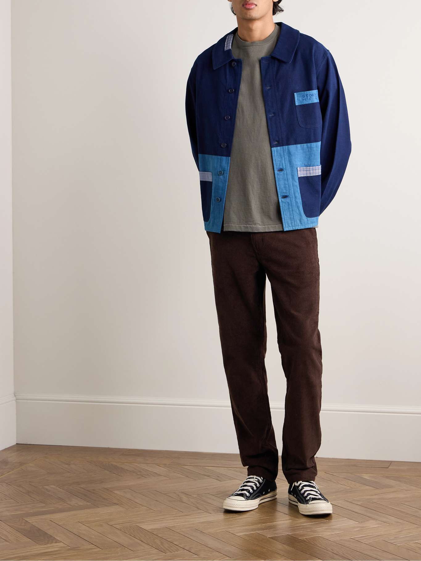 NUDIE JEANS Easy Alvin Slim-Fit Cotton-Corduroy Trousers for Men | MR ...