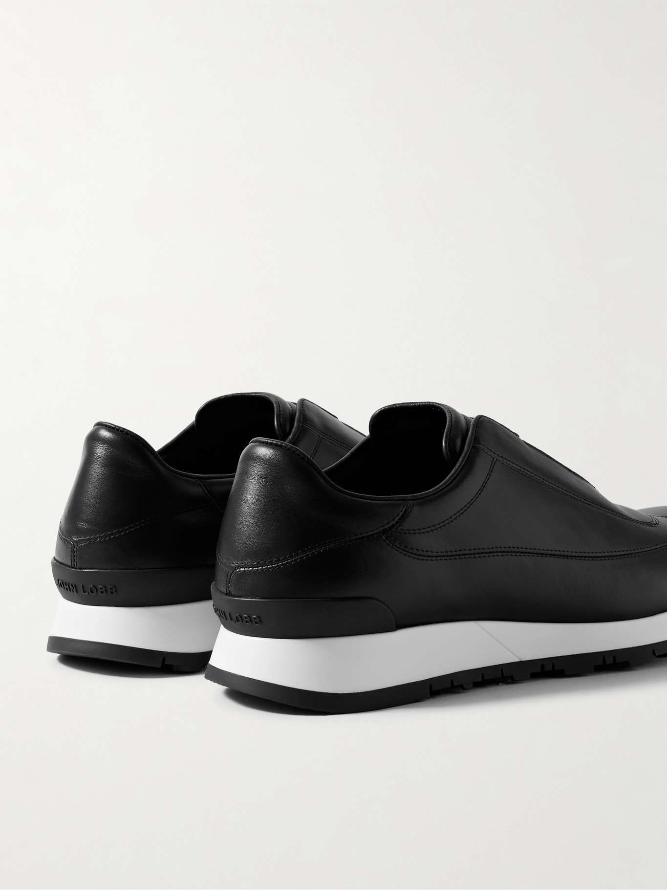 JOHN LOBB Lift Leather Slip-On Sneakers for Men | MR PORTER