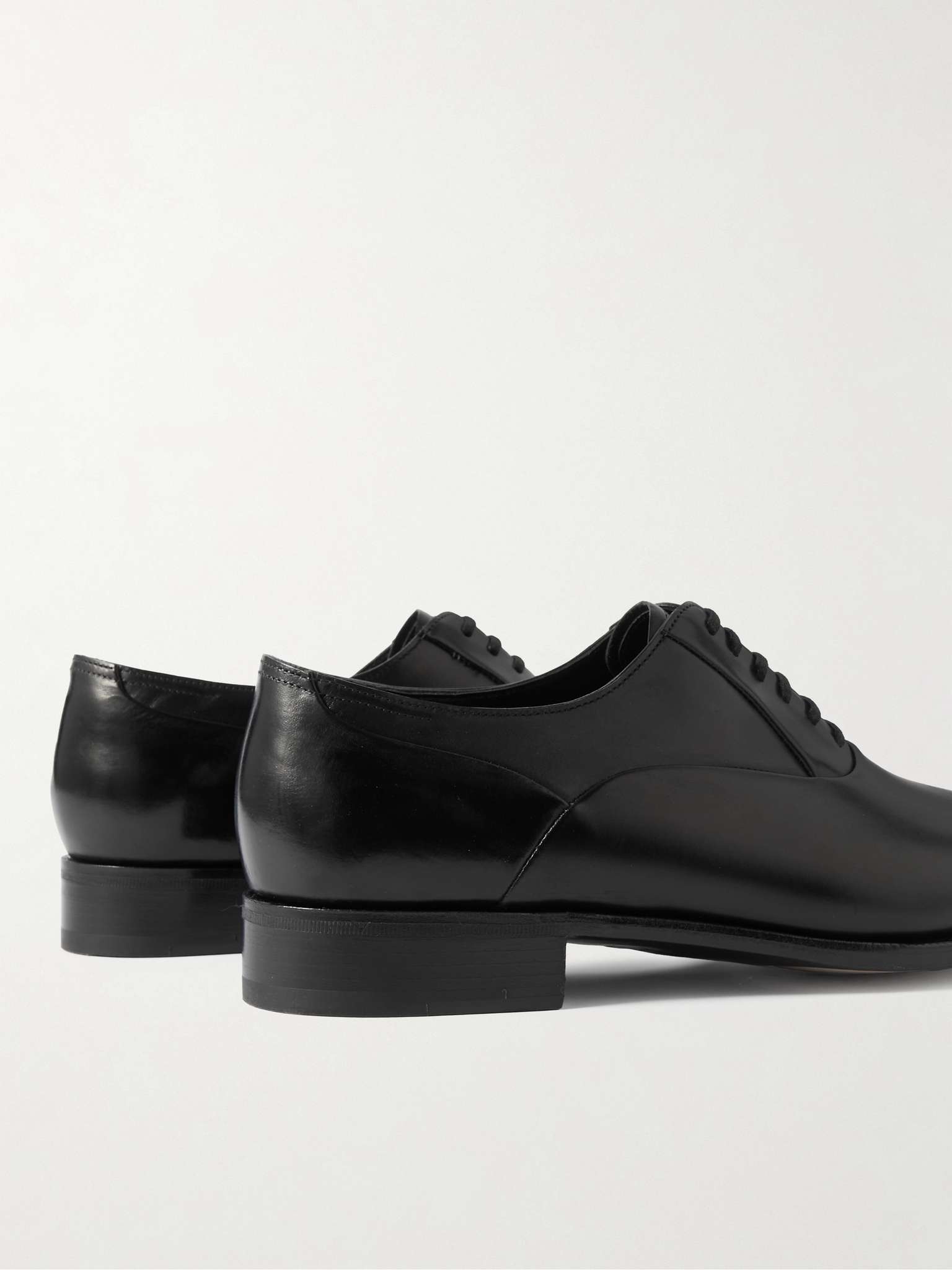 JOHN LOBB Edgar Glossed-Leather Oxford Shoes for Men | MR PORTER