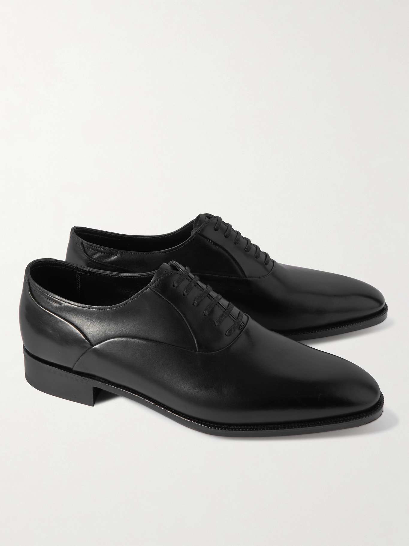JOHN LOBB Edgar Glossed-Leather Oxford Shoes for Men | MR PORTER