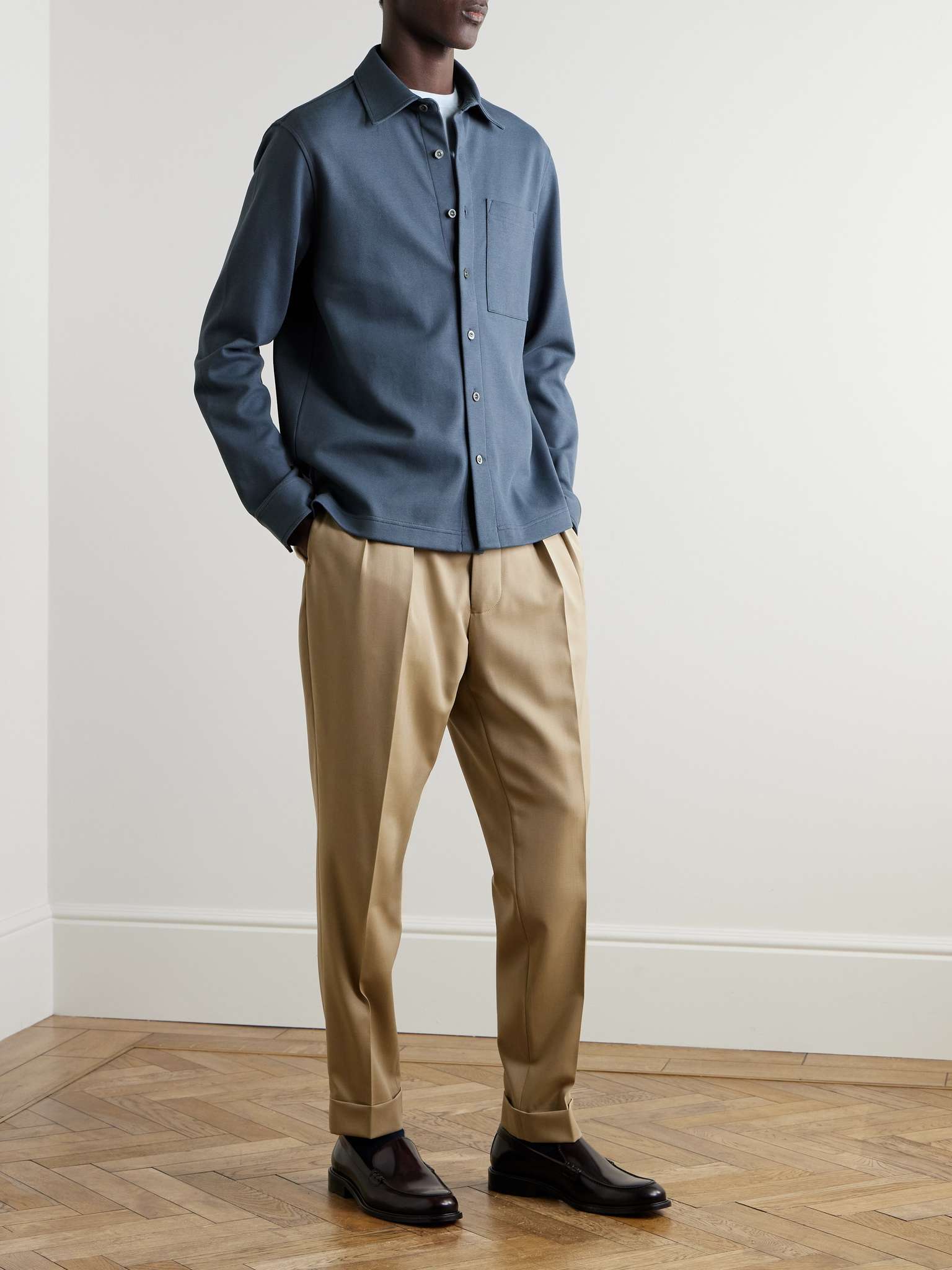 MR P. Cotton-Piqué Shirt for Men | MR PORTER