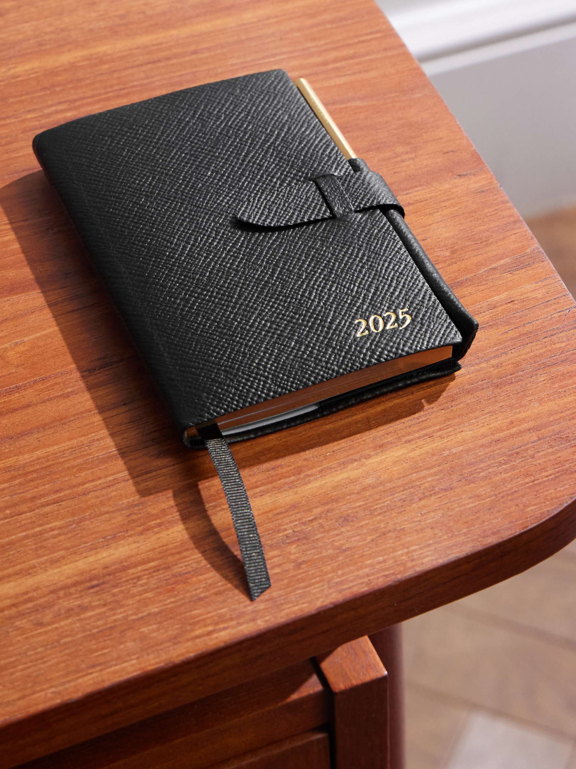 SMYTHSON Panama Cross-Grain Leather Diary for Men | MR PORTER