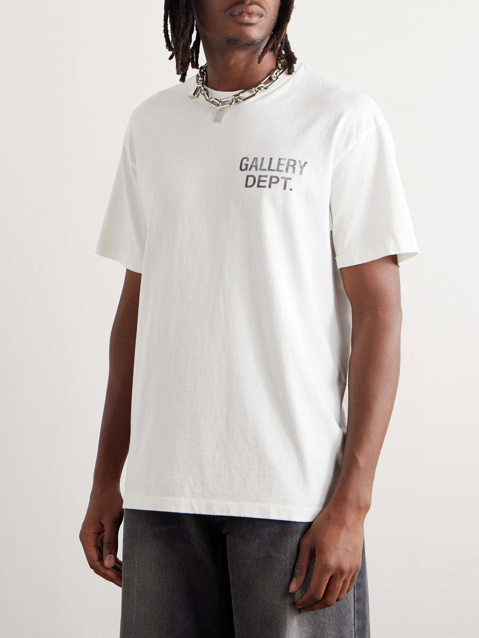 GALLERY DEPT. Vintage Souvenir Logo-Print Cotton-Jersey T-Shirt for Men | MR PORTER