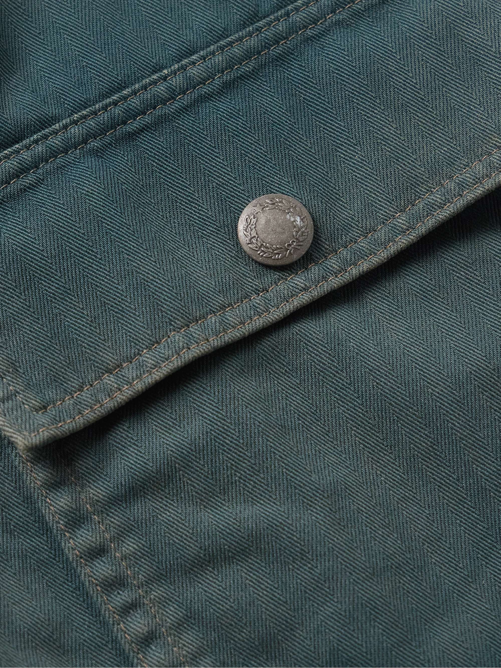 RRL Trail Herringbone Cotton Shirt for Men | MR PORTER