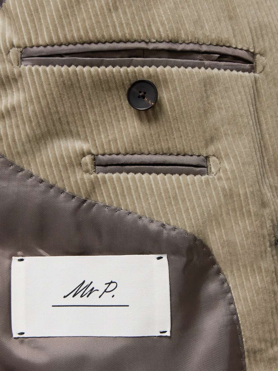 MR P. Slim-Fit Double-Breasted Cotton and Cashmere-Blend Corduroy Tuxedo Jacket for Men | MR PORTER