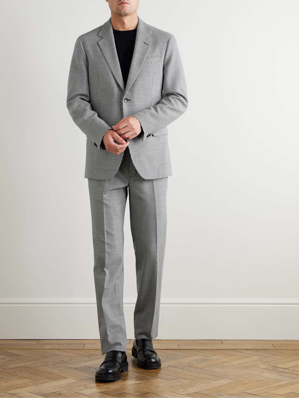 MR P. Slim-Fit Puppytooth Twill Suit Jacket for Men | MR PORTER