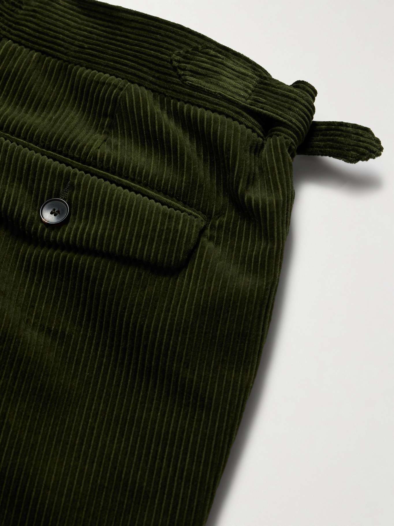 MR P. Slim-Fit Straight-Leg Cotton and Cashmere-Blend Corduroy Tuxedo Trousers for Men | MR PORTER