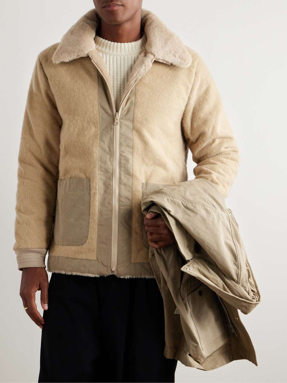 A KIND OF GUISE Cebolla Faux Fur-Lined Shell Jacket for Men | MR PORTER