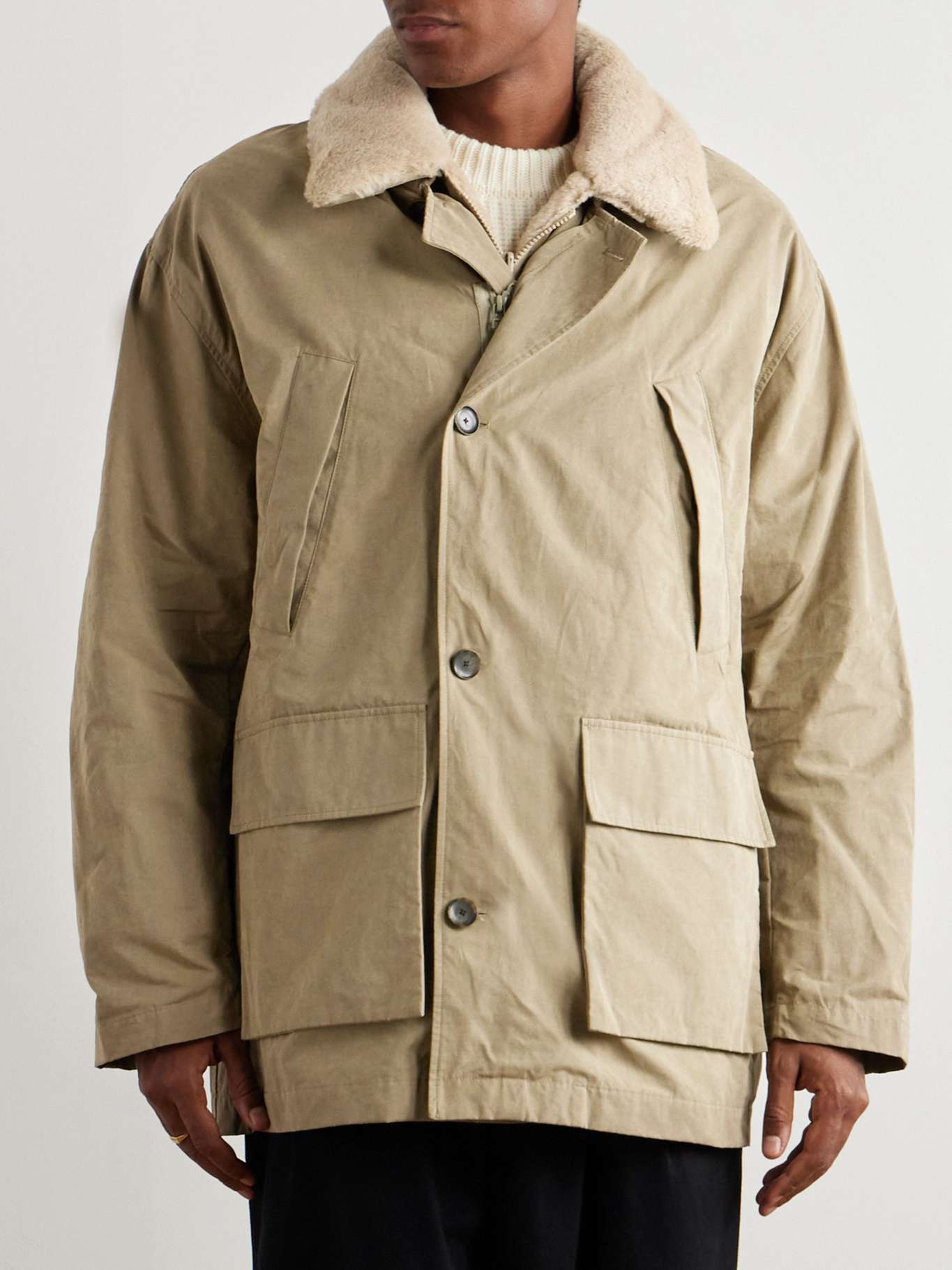 A KIND OF GUISE Cebolla Faux Fur-Lined Shell Jacket for Men | MR PORTER