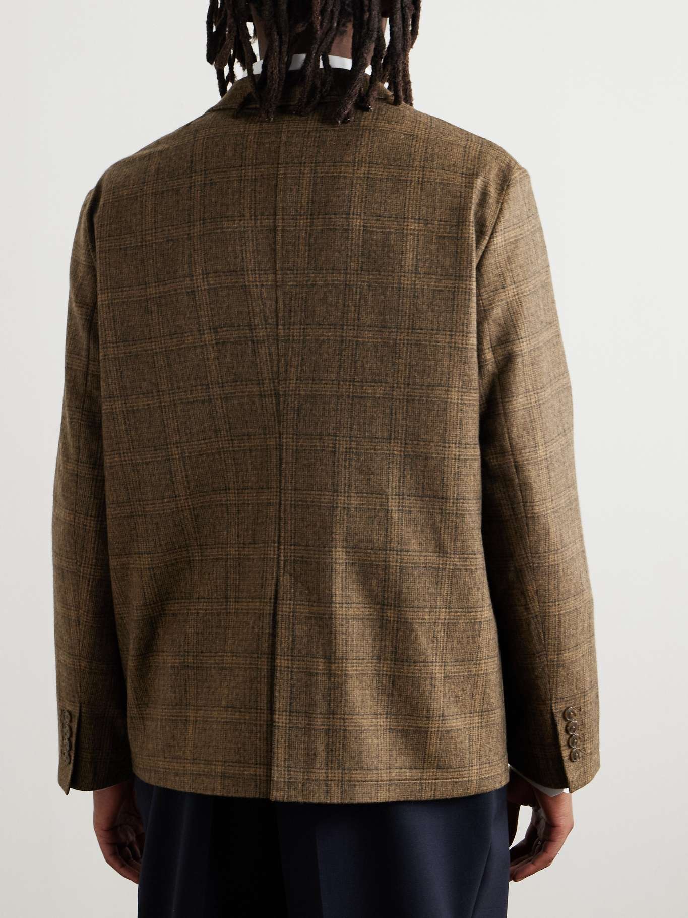 A KIND OF GUISE Checked Virgin Wool and Alpaca-Blend Suit Jacket for ...