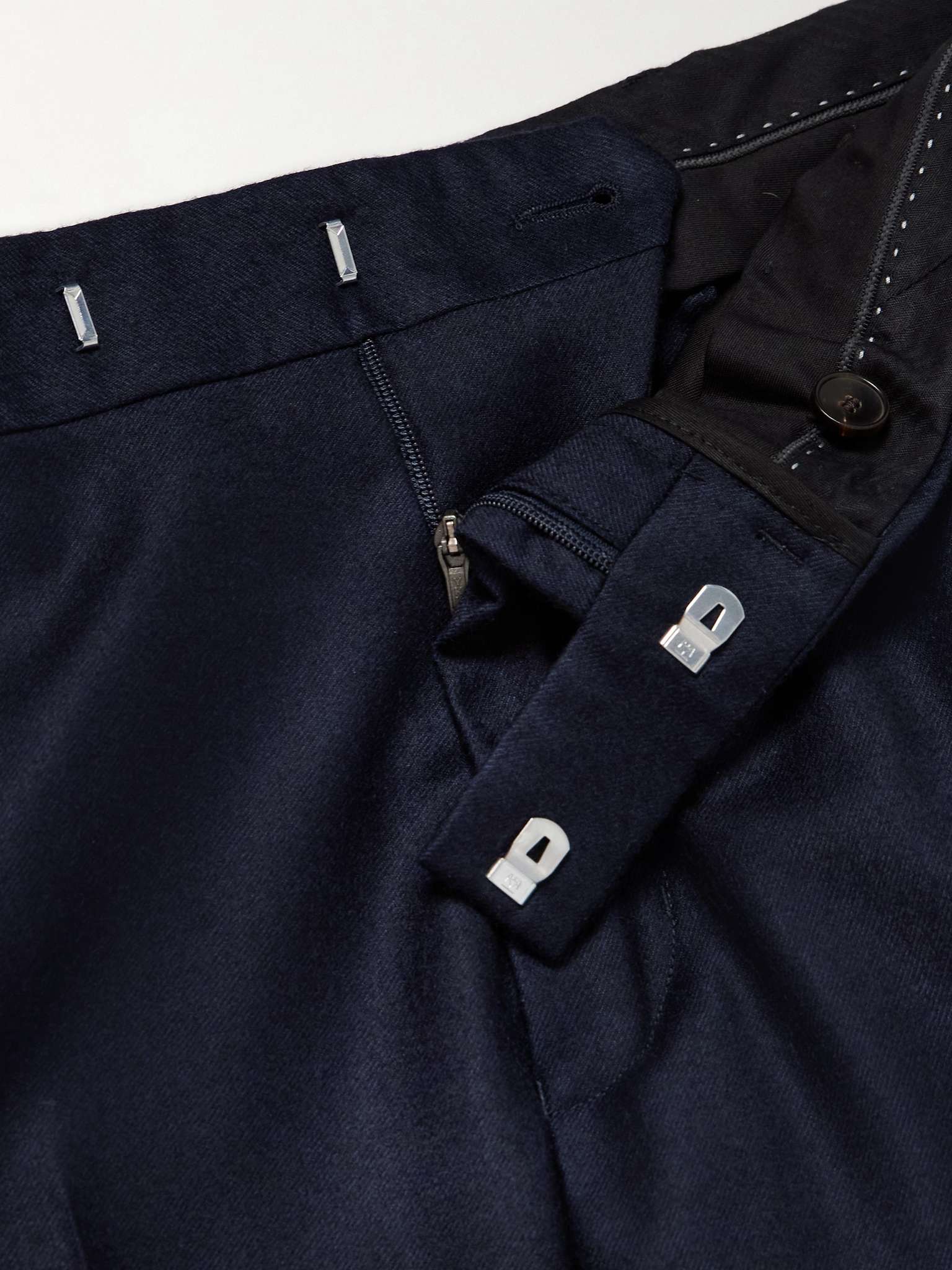 MR P. Philip Slim-Fit Straight-Leg Wool-Flannel Suit Trousers for Men ...