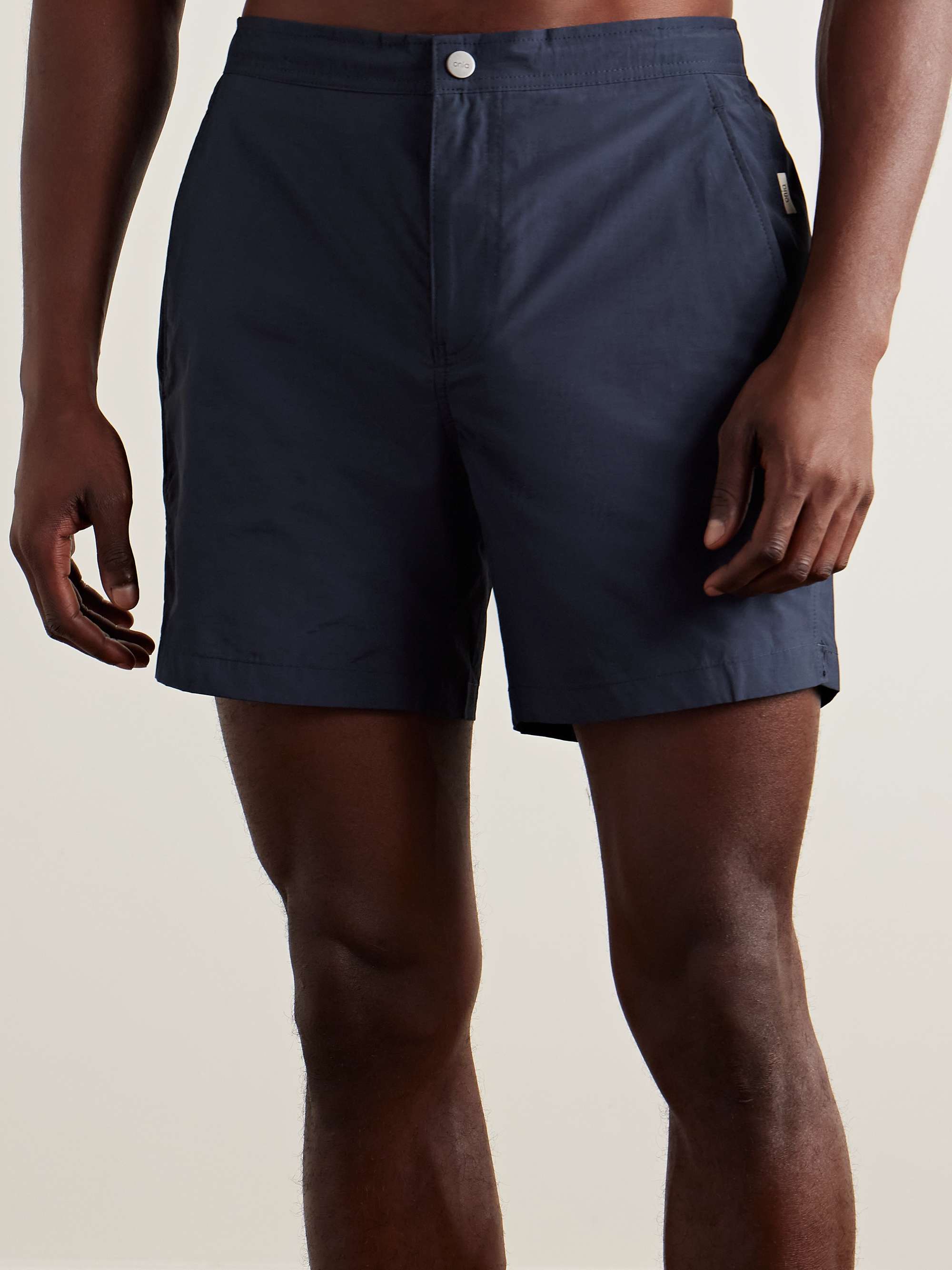 ONIA Calder Straight-Leg Mid-Length Swim Shorts for Men | MR PORTER