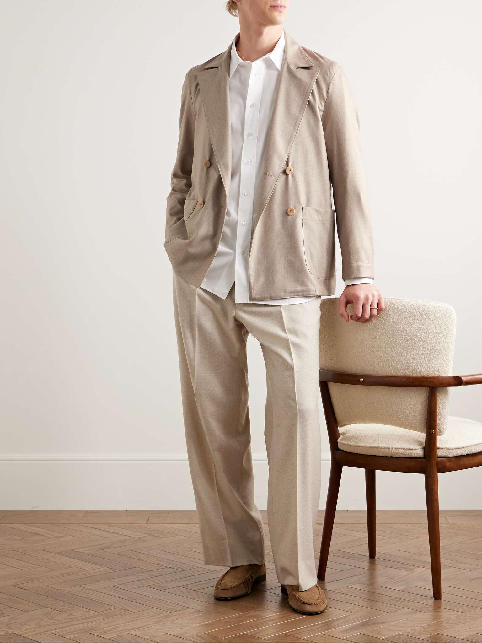 STÒFFA Double-Breasted Cashmere Suit Jacket for Men | MR PORTER